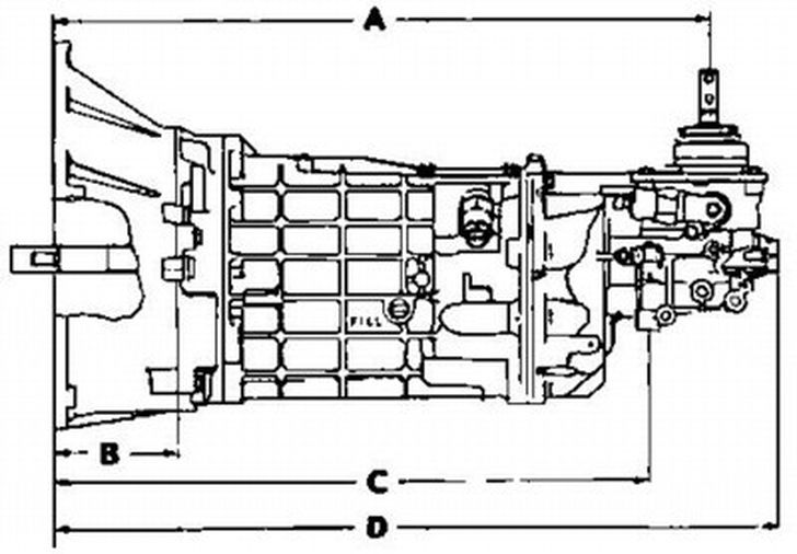 T56 Transmission Image Diagram Line Drawing T56 Corvette C5
