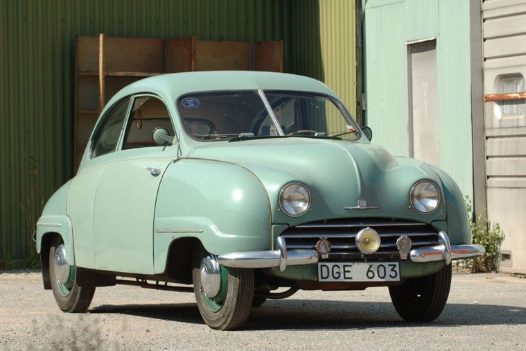 The "World's Oldest Saab 92," #4 from 1948, is being... | Hemmings