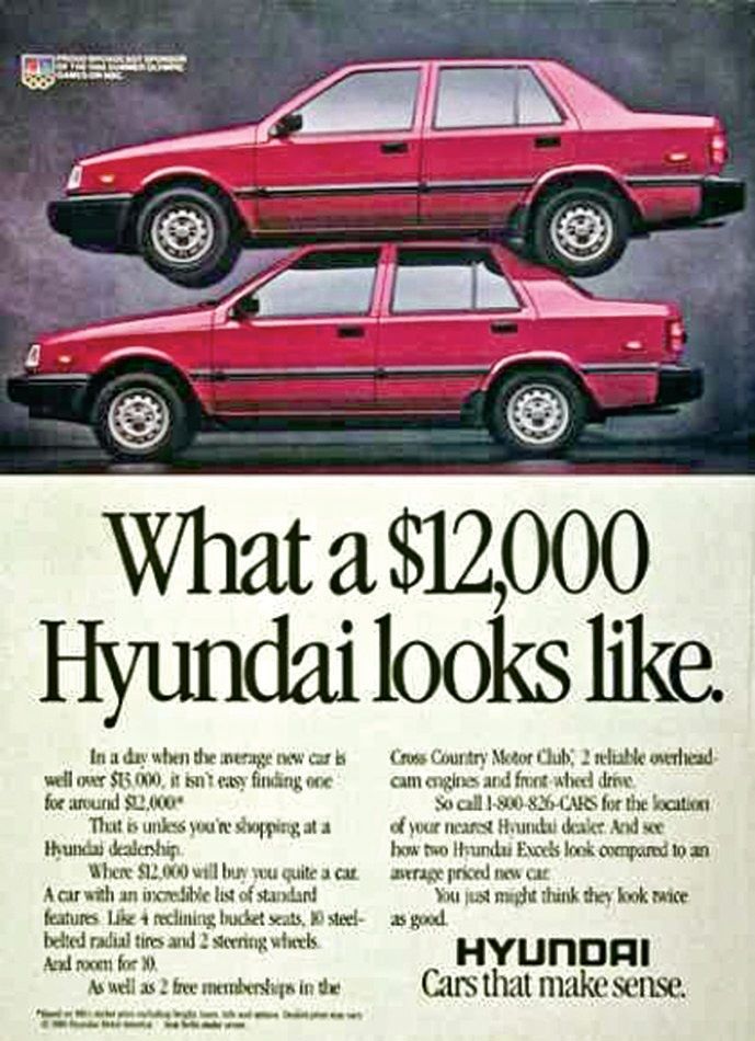 To Excel in America: Hyundai’s first car sold in the | Hemmings Daily